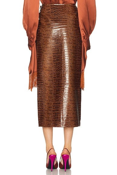 ROWEN ROSE Wrap Maxi Skirt