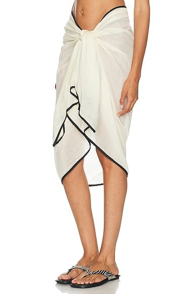 Donni. The Silk Cotton Sheer Pareo