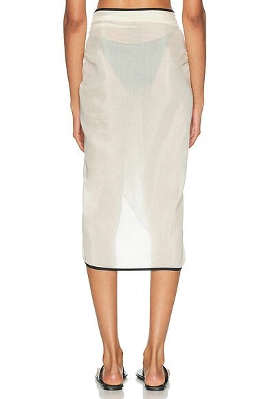 Donni. The Silk Cotton Sheer Pareo