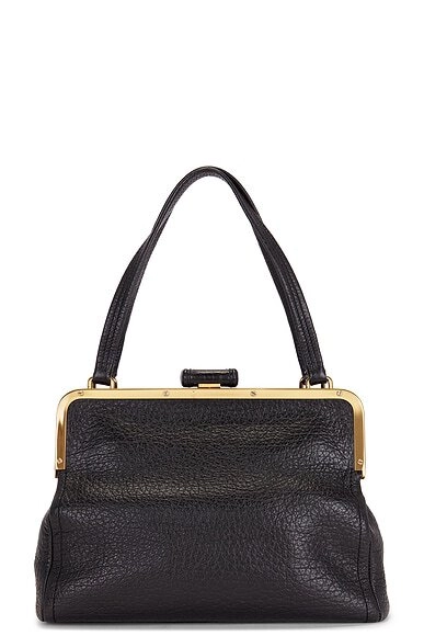 Prada Berlino Cerniera Frame Shoulder Bag