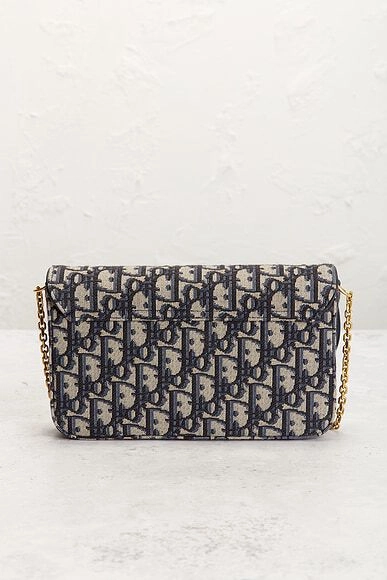 Dior Oblique Saddle Wallet On Chain