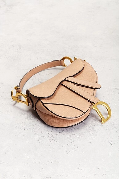 Dior Mini Saddle Bag - Rose