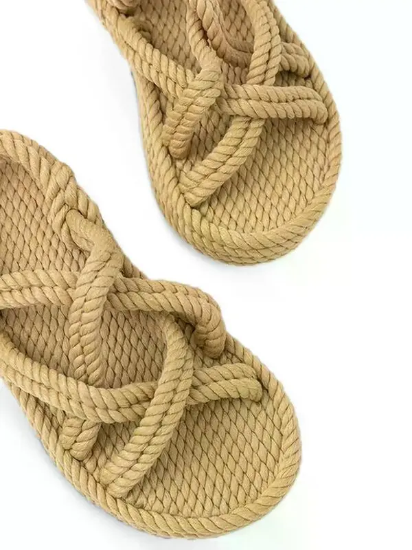 BOHONOMAD Bodrum Rope-detailed Platform Sandals
