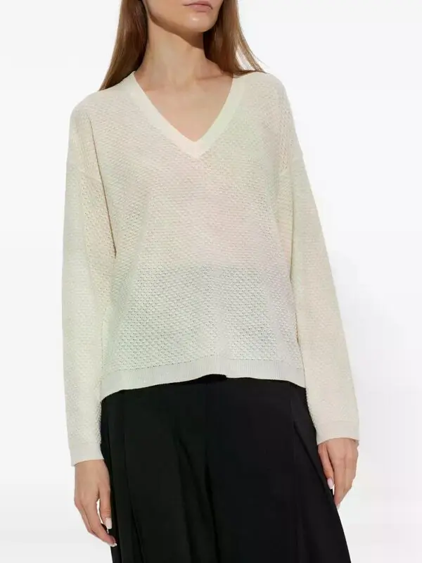Fabiana Filippi Sequin-embellished V-neck Sweater