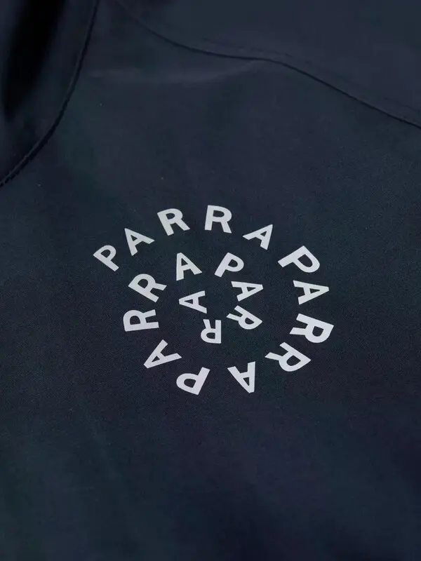PARRA Circular Logo-print Hooded Coat