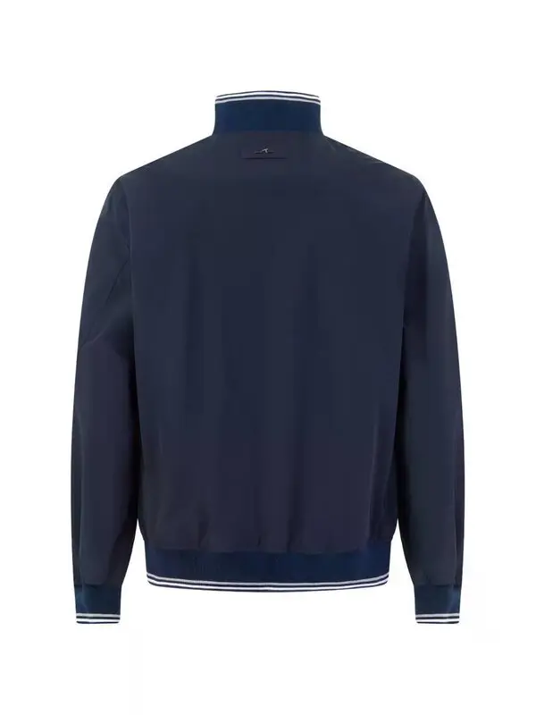 Paul & Shark Stripe-trim Zip-up Bomber Jacket