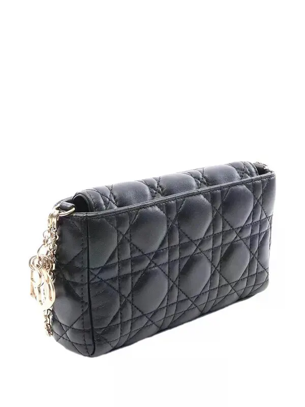 Dior 2010-2026 Lambskin Cannage Crossbody Bag