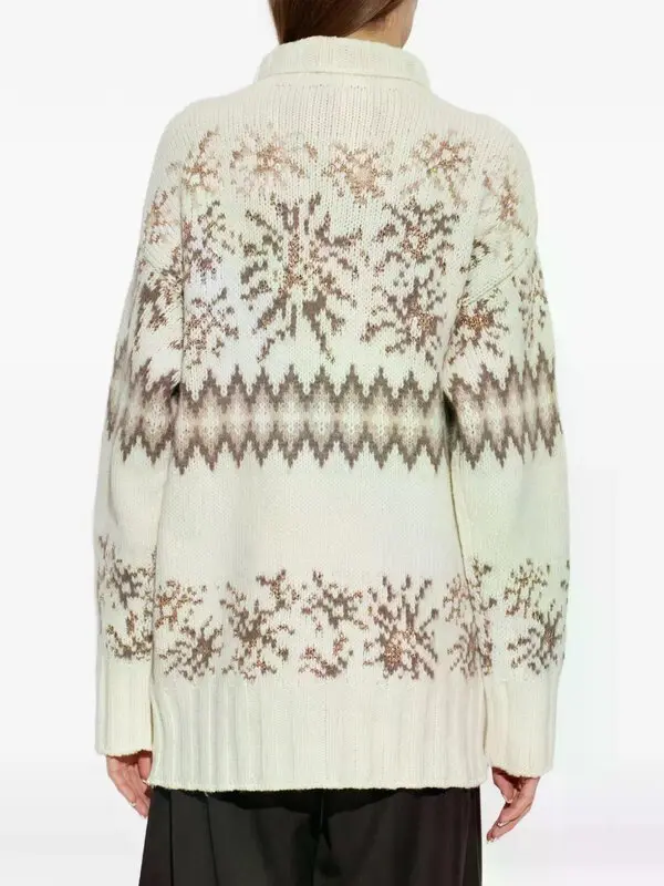 Fabiana Filippi Appliqué Turtleneck Sweater