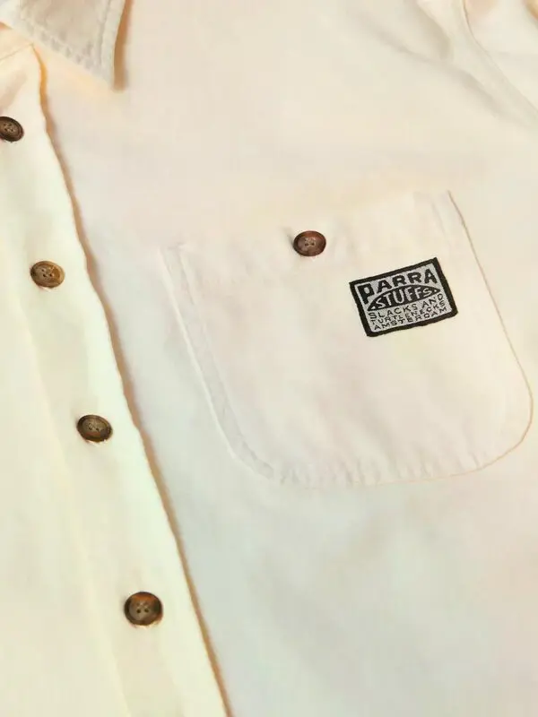 PARRA Clean Logo-patch Button-up Shirt
