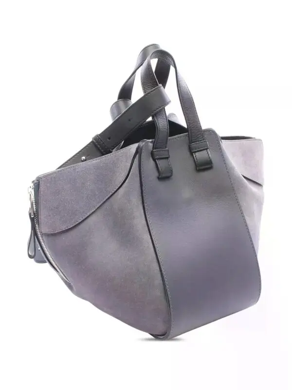 Loewe 2010-2026 Small Calfskin And Suede Hammock Bag Satchel