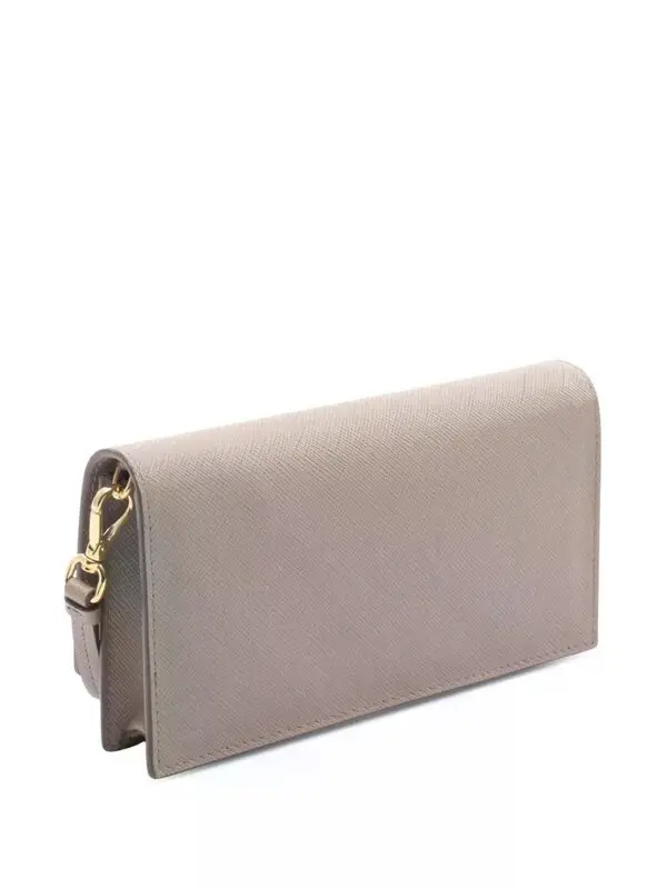 Prada 2013-2026 Saffiano Wallet On Strap Crossbody Bag