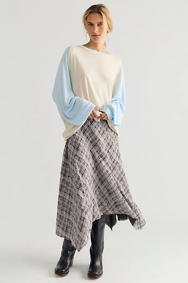 SAEMDI Ava Midi Skirt At