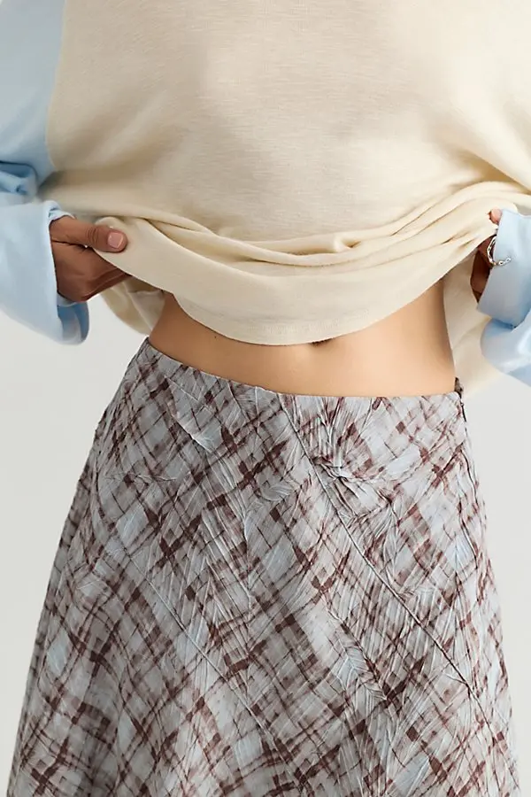 SAEMDI Ava Midi Skirt At