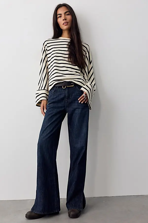 We The Free Encore High-rise Flare Jeans At