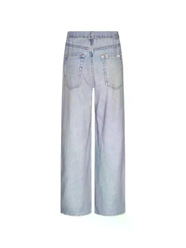 Rag & Bone Faded-effect Wide-leg Jeans