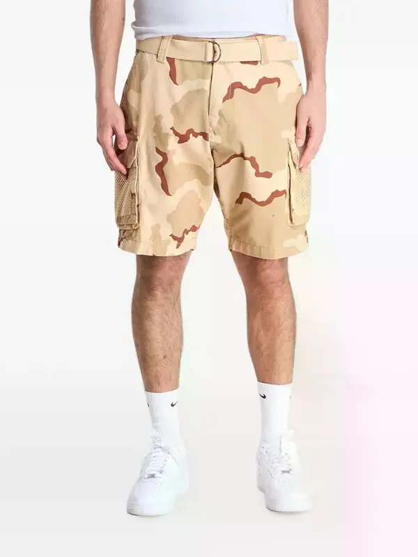 Alpha Industries Camouflage-print Cargo Shorts