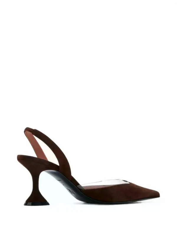 Amina Muaddi Lara Slingback Pumps