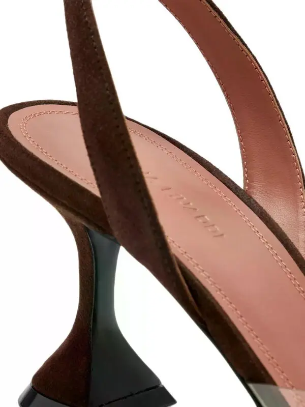Amina Muaddi Lara Slingback Pumps
