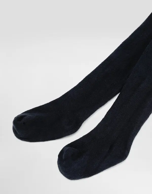 Dolce & Gabbana Perforated Tights With Dg Logo Accessories