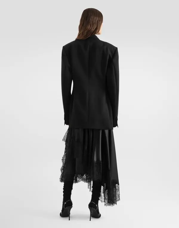 Dolce & Gabbana Satin Skirt Collection Silk