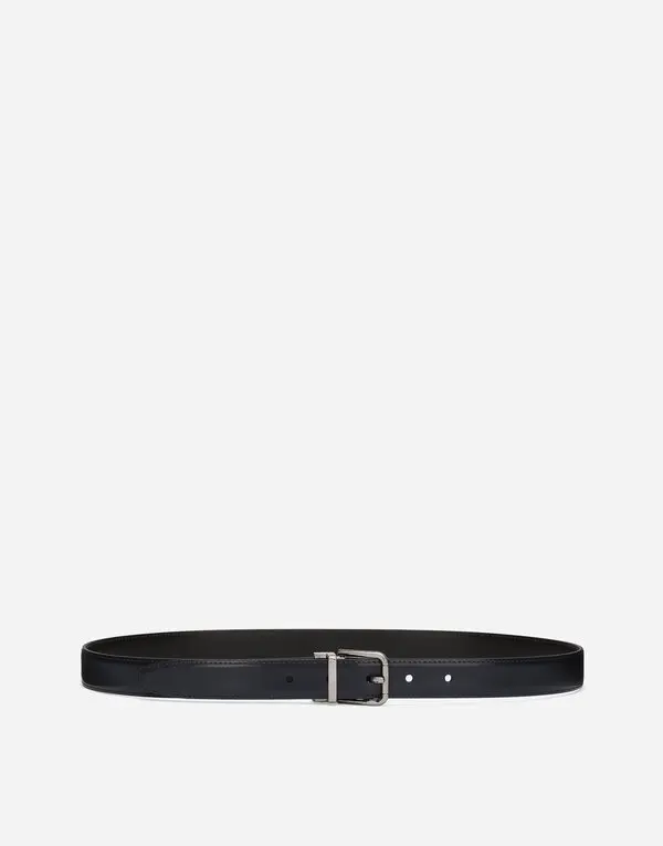Dolce & Gabbana Calfskin Belt Belts - Blue