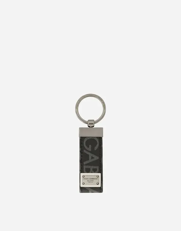 Dolce & Gabbana Coated Jacquard Fabric Keychain Wallets And Small Leather Goods Multi-colored Fabric