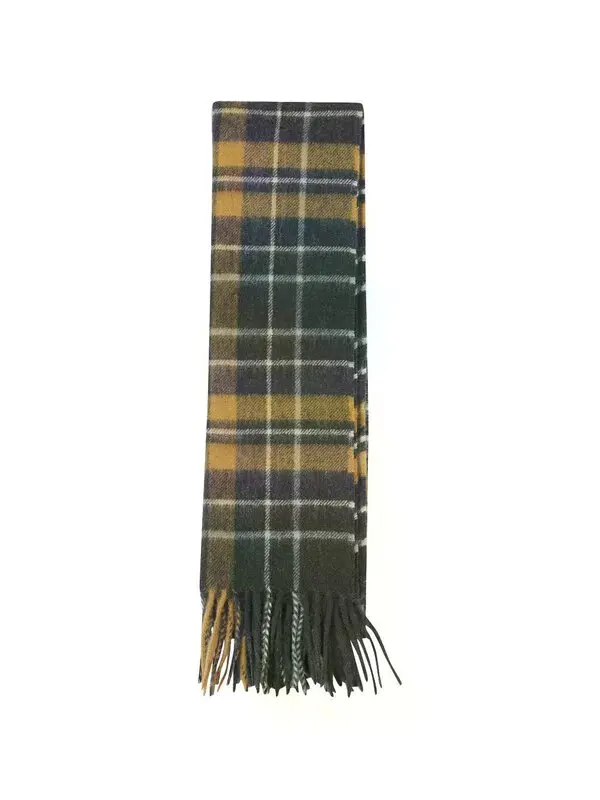 Barbour Tartan Check Fringed Scarf