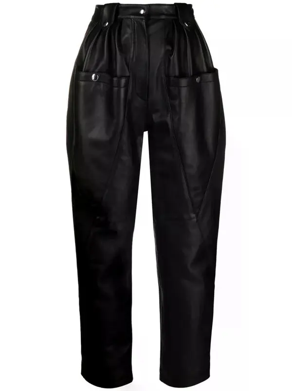 Moschino Pleat-detail Cropped Trousers