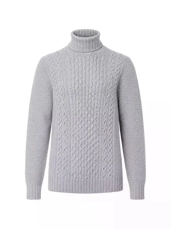 DRUMOHR Cable-knit Roll-neck Sweater