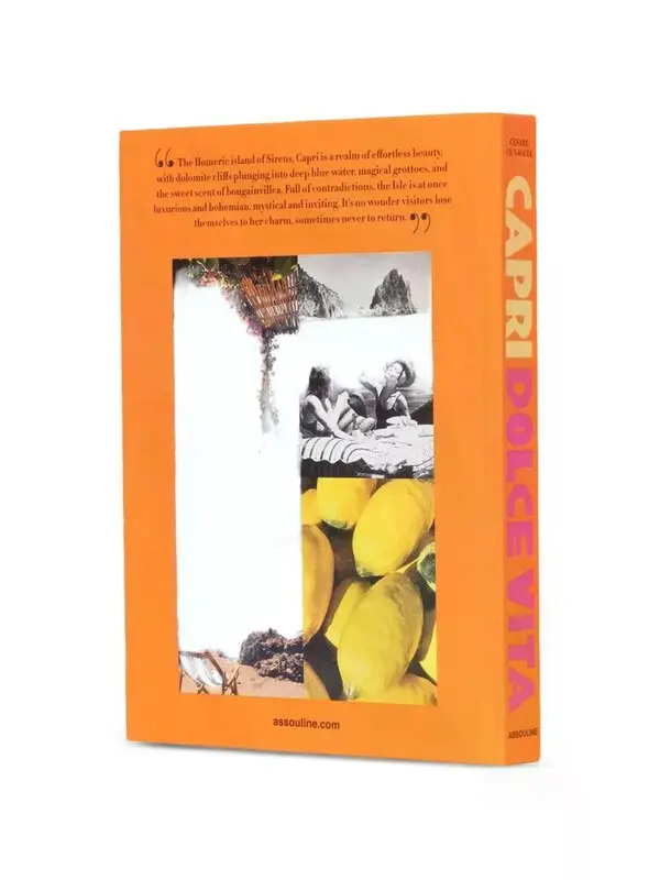 Assouline Capri Dolce Vita Book - Orange