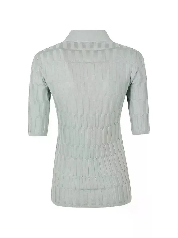 Fabiana Filippi Short-sleeve Knitted Polo Shirt