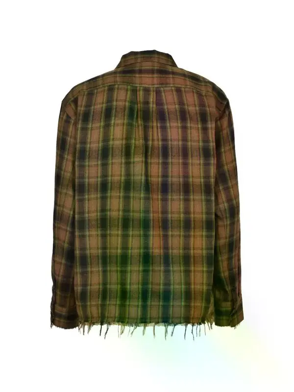 CEDARWOOD Echo Frayed Flannel Shirt