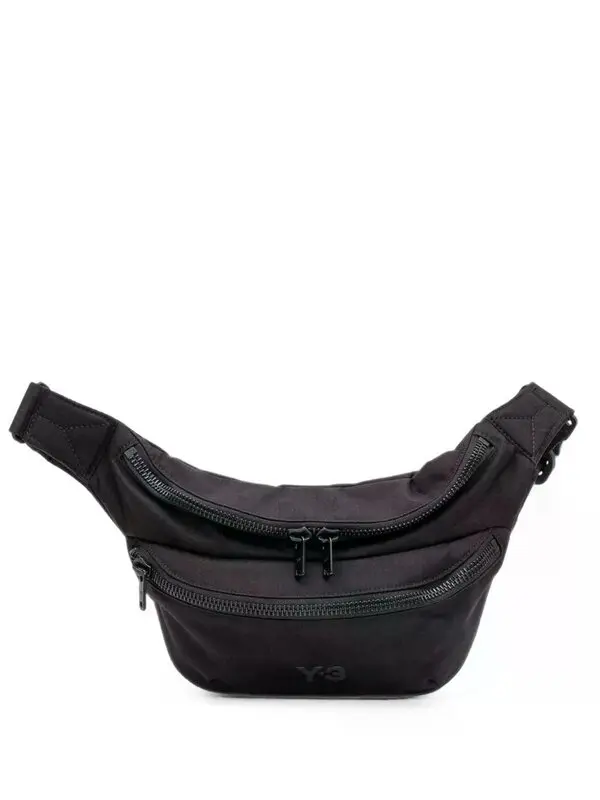 Y3 Kuro Double-zip Belt Bag - Black