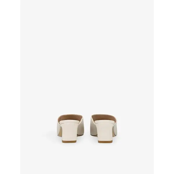 STUART WEITZMAN Stassi 50 Leather Heeled Mules