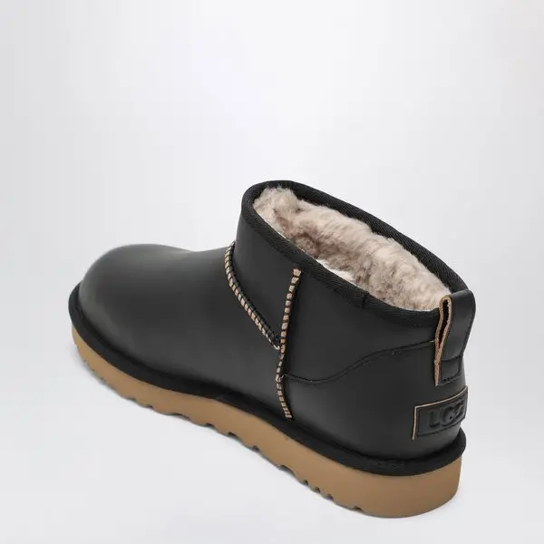 UGG Classic Ultra Mini Contrast Leather Boots