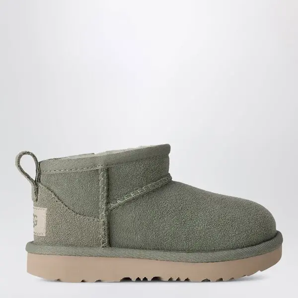 UGG Classic Ultra Mini Boots In Shaded Clover - Grey