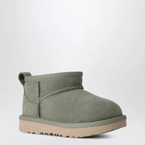 UGG Classic Ultra Mini Boots In Shaded Clover - Grey