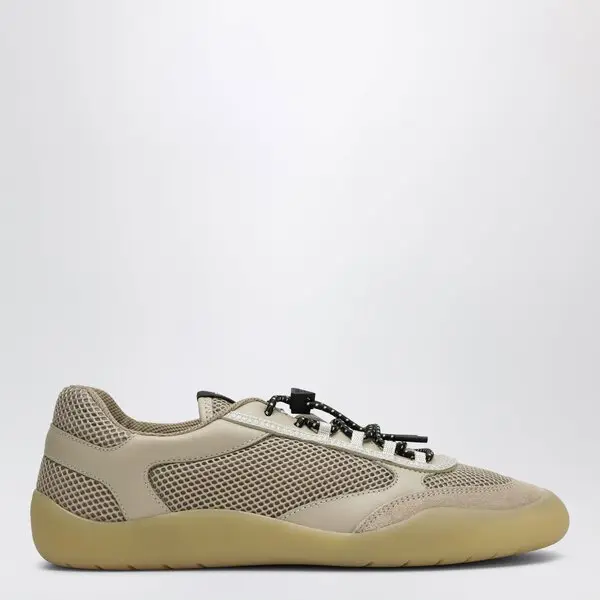 Prada Desert-coloured Speedrock Trainers In Mesh Fabric - Beige