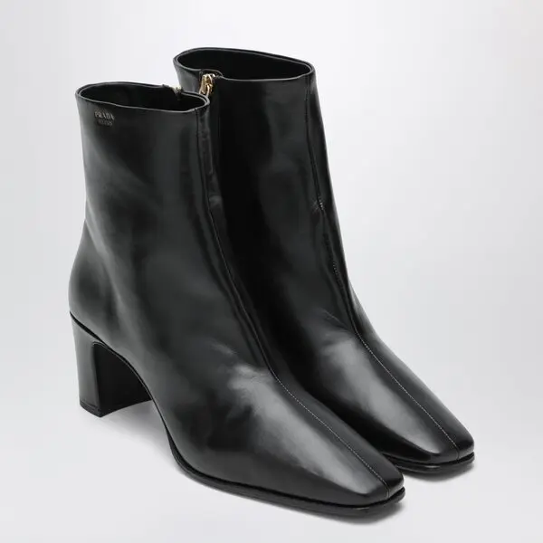 Prada Calfskin Ankle Boots