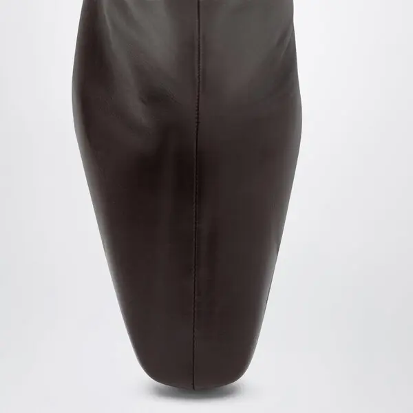 Prada Dark Calfskin Ankle Boots