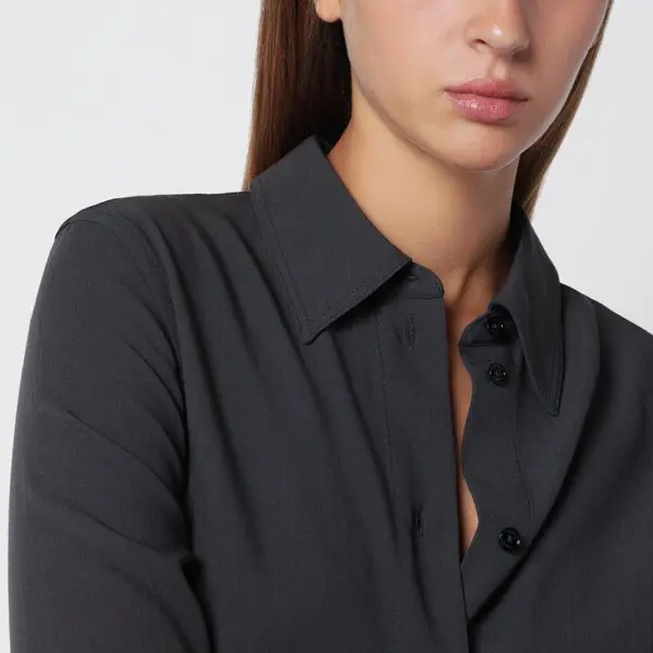 TOTEME Lightweight Viscose And Wool Shirt