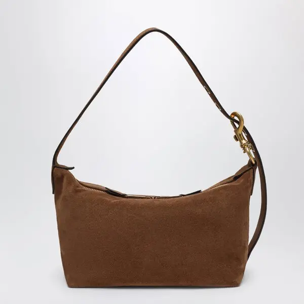 Miu Miu Bowling Bag In Suede, Cocoa