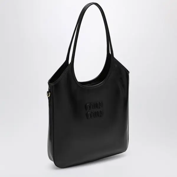 Miu Miu Ivy Bag In Calfskin - Black