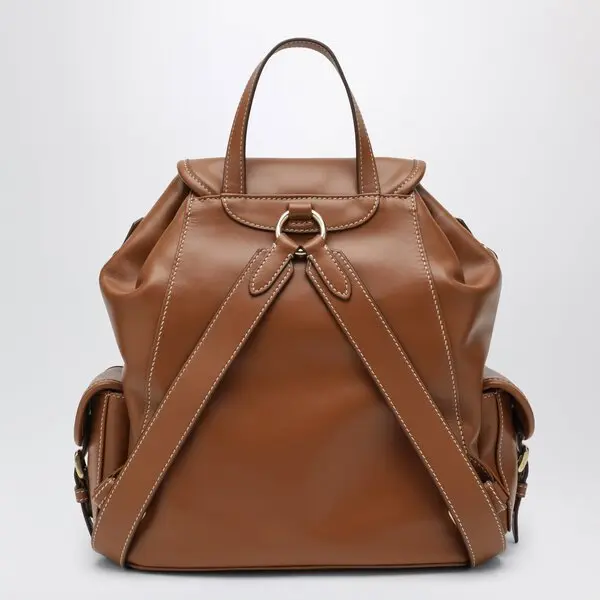 Miu Miu Cognac Calfskin Backpack