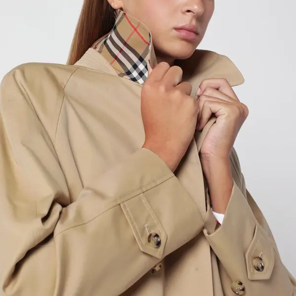 Burberry Classic Honey Cotton Trench Coat