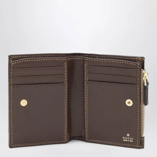 Gucci Small Wallet With Gg Fabric Horsebit