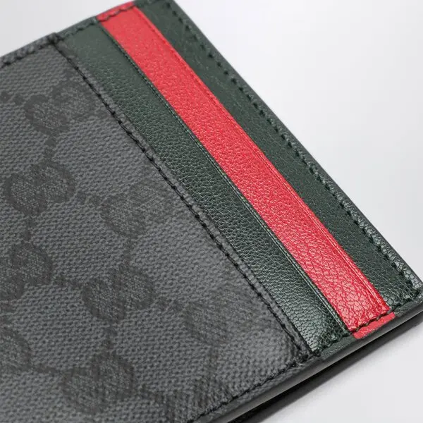 Gucci Bi-fold Wallet In Coated Gg Fabric