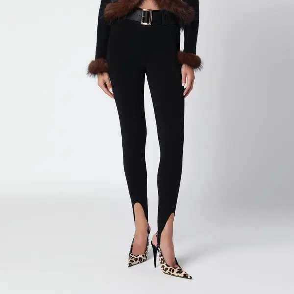 SELF-PORTRAIT Knitted Stirrup Leggings