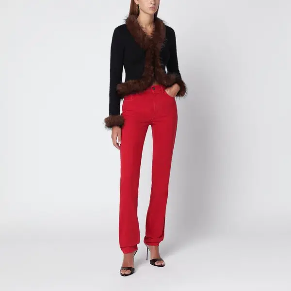 Chloé Berry Cotton Denim Jeans