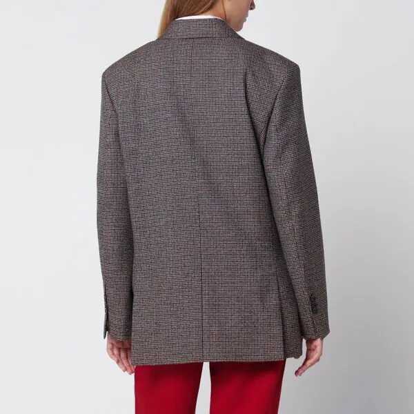 AMI Paris And Black Double-breasted Wool Blazer